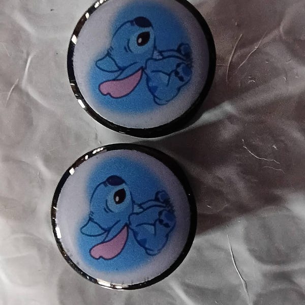 Pair of Anime Plugs Gauges (buy 2 Pairs, Get 1 Pair Free!) 18g, 16g, 2g ...