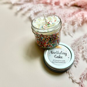 Happy Birthday Candle, Custom Birthday Candle Gift, Candle With ...