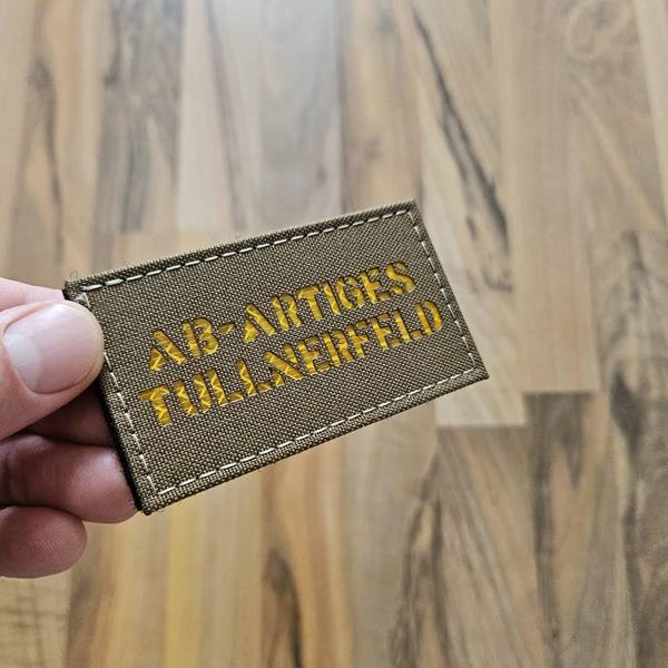 Custom Callsign Patches Your Own Text Number Lasercut Patch Customized ...