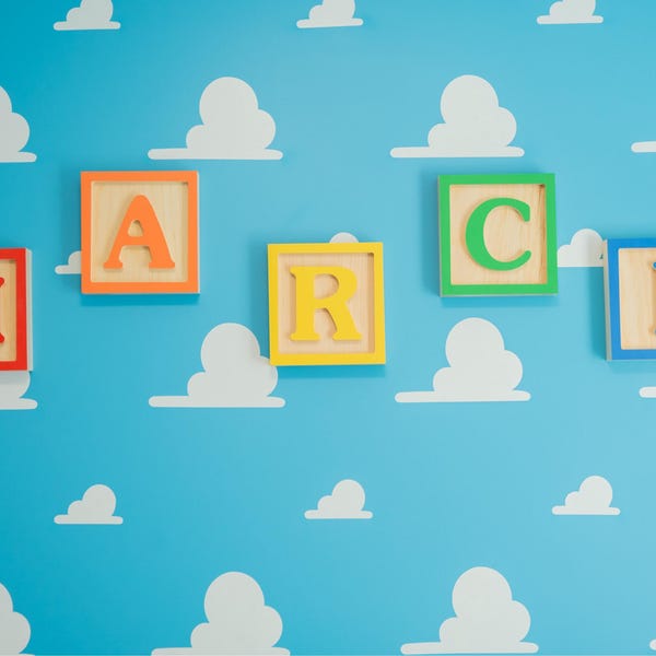 Large Wooden Letter Blocks, Large Alphabet Letter Blocks - Etsy