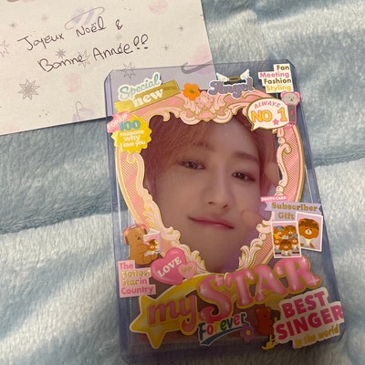 Decorated Toploader Custom Toploader Kpop Photocard Holder - Etsy