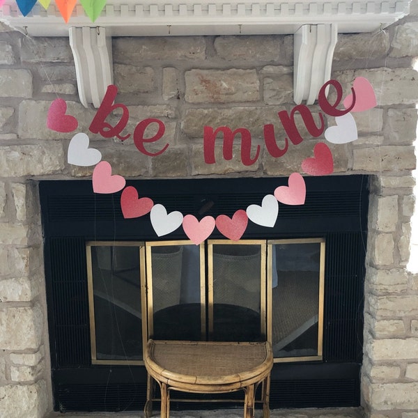 Valentines Banner / Heart Banner / Heart Bunting / Valentine’s ...