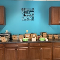 Office Wall Decal Break Room Word Collage, Vinyl Wall Lettering for ...