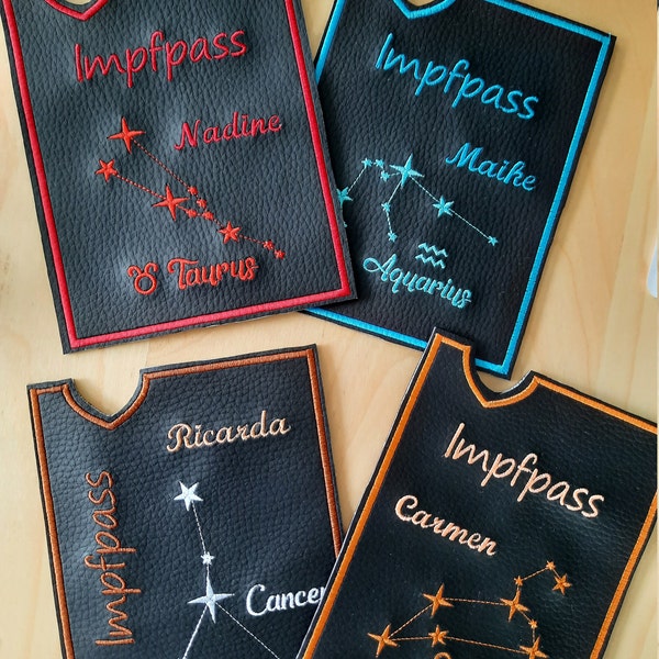 Constellations Star Signs Embroidery Designs, Zodiac Signs Embroidery ...