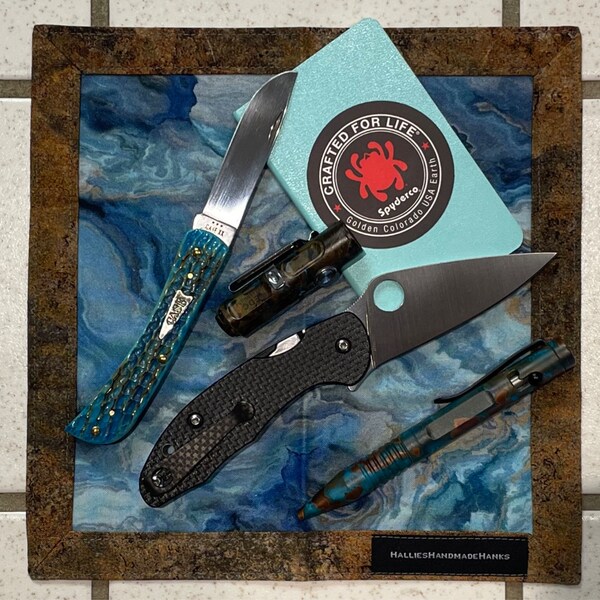 EDC Hank Topography Themed Hank Men's Handkerchief Women's Handkerchief ...