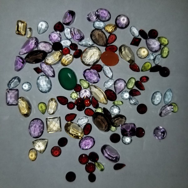 Gemstones Loose Natural Gemstones Lot Mix Mixed Gemstone Lot Wholesale ...