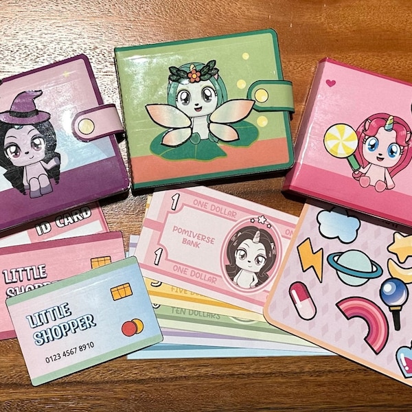 Craft Wallet and Money for Kids, Play Money, Real Size, Papaer Craft ...