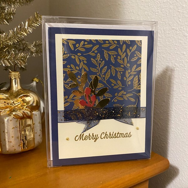 Make the Season Sparkle Christmas Card Set of 3 Cards, Handmade ...