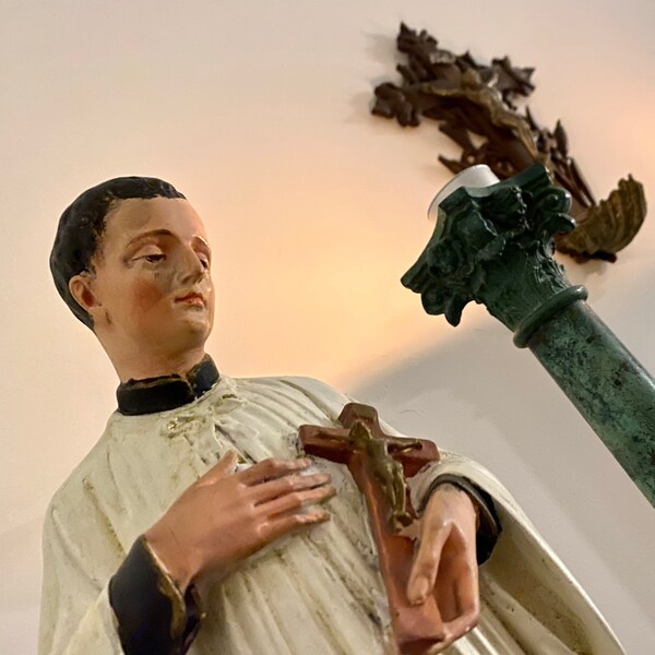 St James the Great Antique Wooden Statue Saint Jacob Greater Son of ...