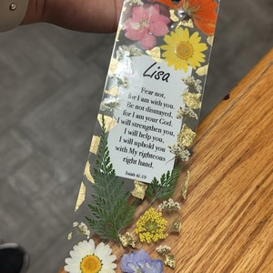 Custom Teacher Thank You Christian Floral Bookmark Gift, Every Lesson ...