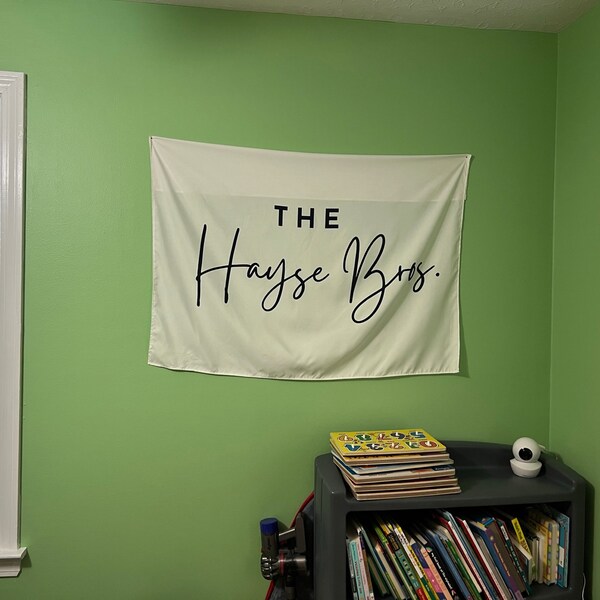 Playroom Sign, Kids Banner, Boys Name Sign, Boys Room Decor, Boy ...