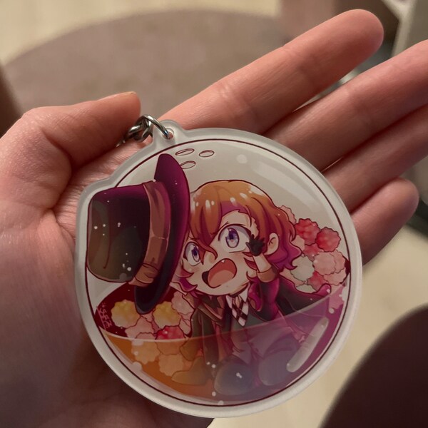 Charms - Bungou Stray Dogs Gacha! 7 Cm Acrylic Keychains - Etsy
