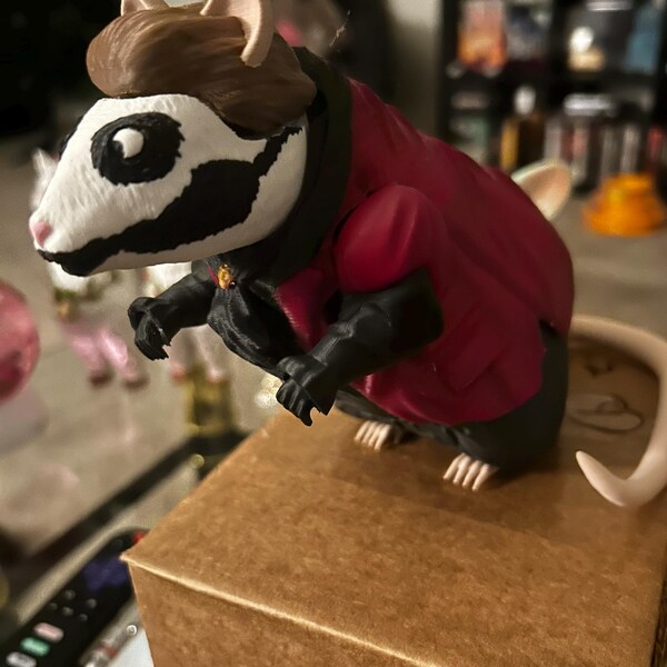Cardinal Copia Rat Sculpture - Ghost Band Fan Art, Unique Home Decor - Etsy