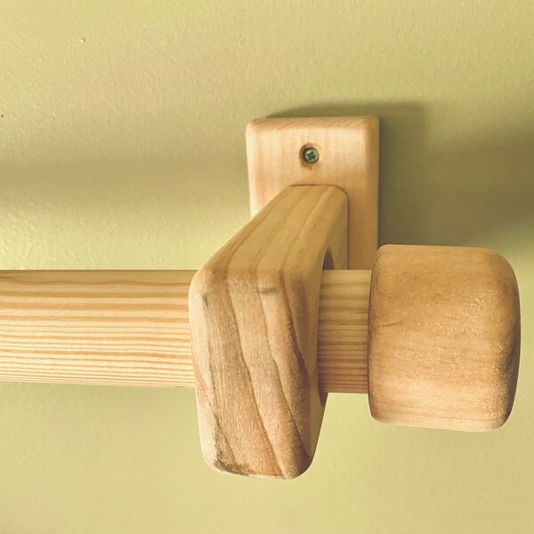 Wood Rod Caps - Etsy