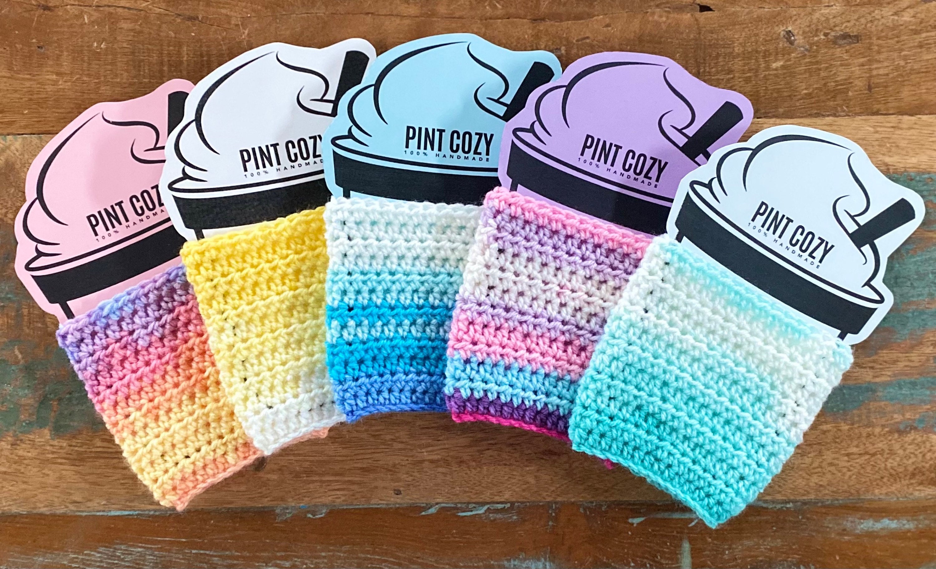 PRINTABLE Ice Cream Pint Cozy Template - Downloadable PDF - Inserts for ...