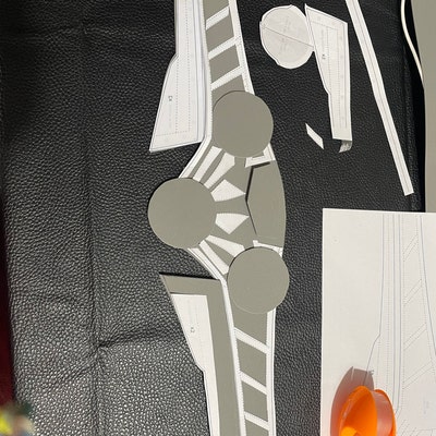 Vengeance Neck Guard Foam PATTERN / TEMPLATE - Etsy