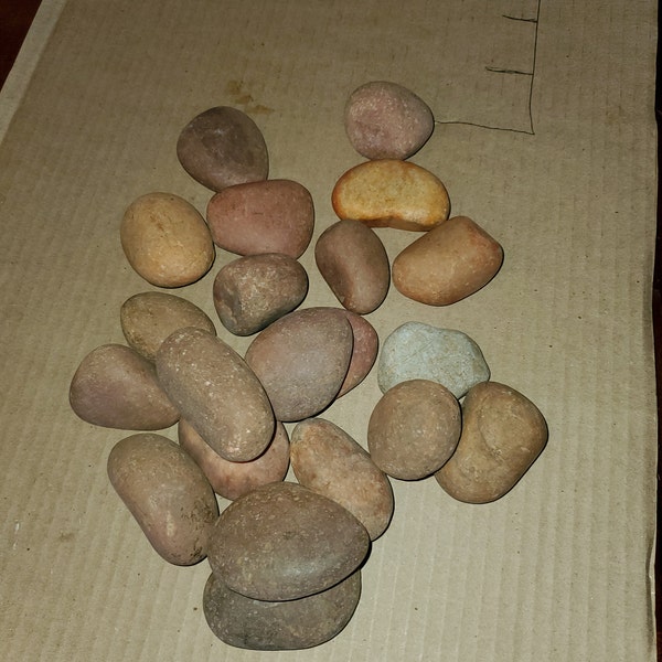 Natural Smooth River Rocks for Painting, Aquariums, Terrariums + 5 to ...