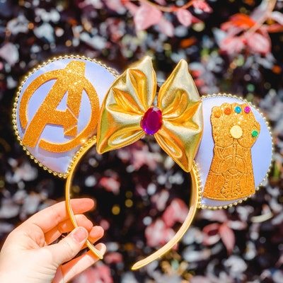 Marvel the Avengers Infinity War Thanos Inspired Mickey Ears Mickey ...