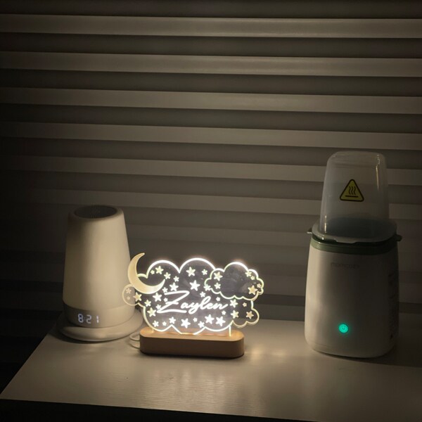 Custom Night Light Personalized Night Light Custom Name Night Light ...