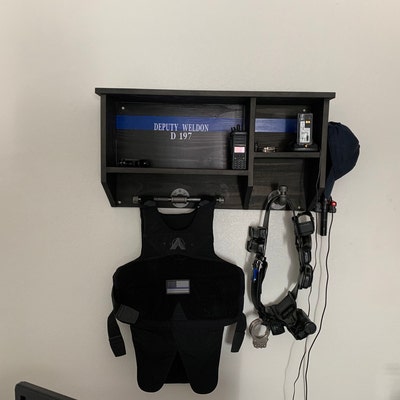 Thin Blue Line Flag Wall Rack - Etsy