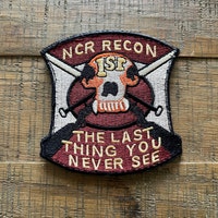 Fallout Inspired NCR Style Patch With 2.5x3.5 Hook and Loop Backing ...