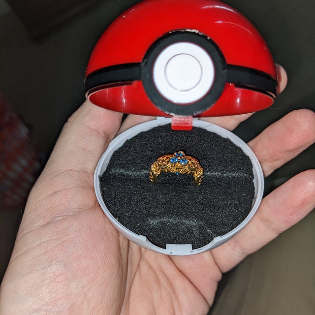 Pokemon Engagement Ring Box