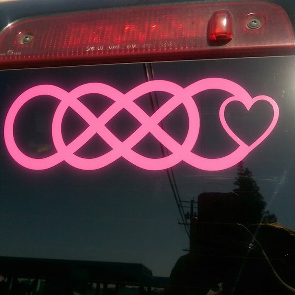 Infinity Symbol Vinyl Decal Sticker - Etsy
