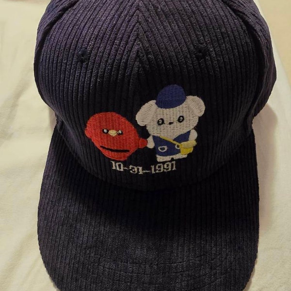 Custom Hat Corduroy Handmade Baseball Cap Men and Women Winter Corduroy ...