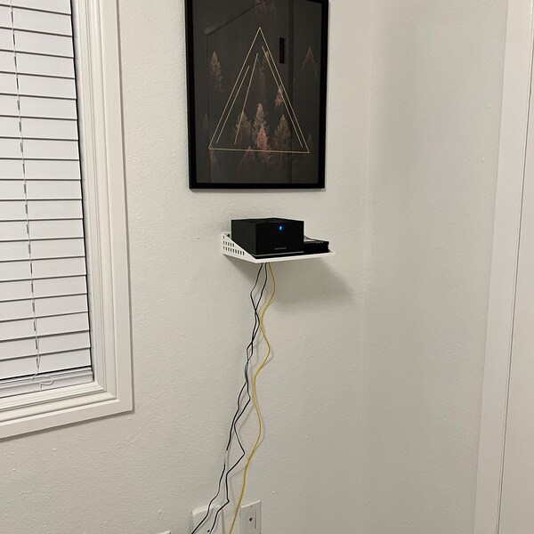 3D Printed Shelf / Wireless Router & Modem Shelf / Electronics Shelf ...