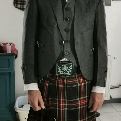 Scottish Kilt Set Wedding Kilt Outfit Kilt Deal for Men 37 - Etsy