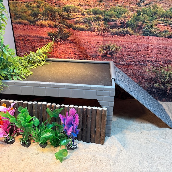 Flat Aquarium Corner Underground View Cave | Fish Tank Hide Tunnel ...