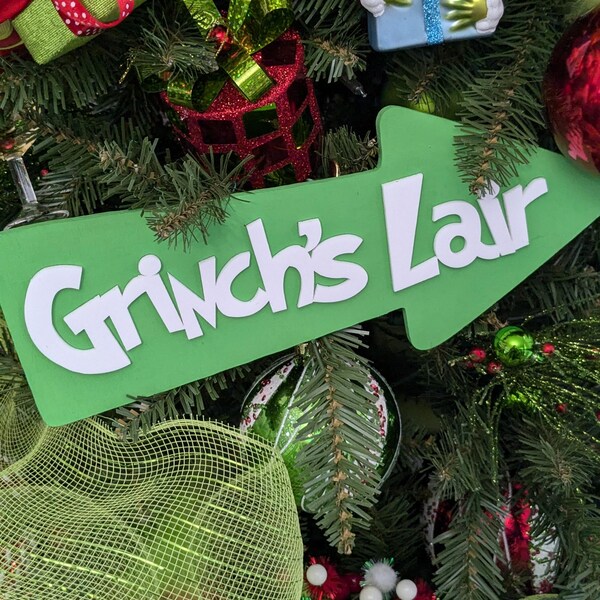 Grinch Arrow Sign, Whoville, Mt. Crumpit, Grinch's Lair, Grinch ...
