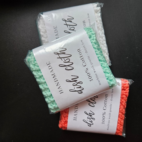 Handmade Dish Set Wrap Labels - PDF Digital Download - Etsy