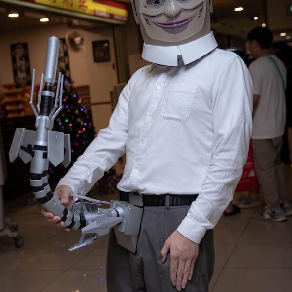 Okarun Turbo Granny Spirit Mask and Cloth Collar - Dandadan | Cosplay ...