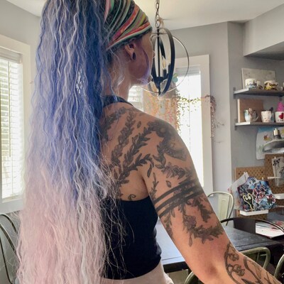 LIGHT BLONDE Lace Front Wig Messy Waves Wavy Fairycore - Etsy