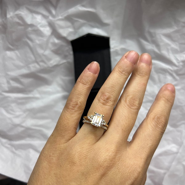 Criss Cross Moissanite Wedding Ring, X Ring, Crossover Ring Criss ...