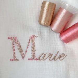 Machine Embroidery Design SMALL Floral Letter R Uppercase and Lowercase ...