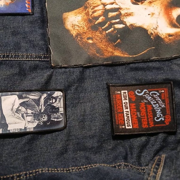 Scary Movie Patch, Horror, Creepy, Patch, Decoration, Flair, Iron On ...