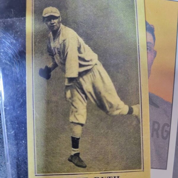 5 Card Lot BABE RUTH Rookie Card 151 Red Sox 1916 M101 Reprint Mint ...