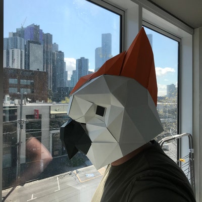 DIY Cockatoo Mask, Bird Mask, Halloween Mask, Paper Craft Template ...