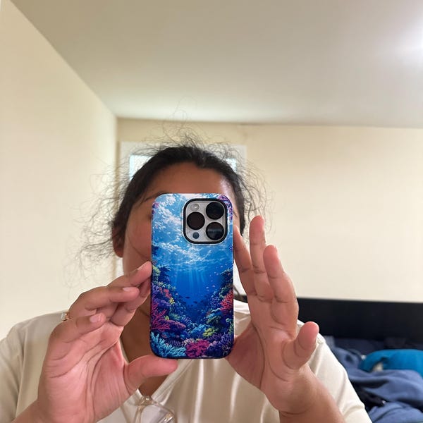 Magsafe Asian Chinese Embroidery Phone Case Green Landscape Tough Phone ...