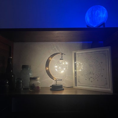 Moon String Night Light USB Night Light Gift Idea for Friends - Etsy
