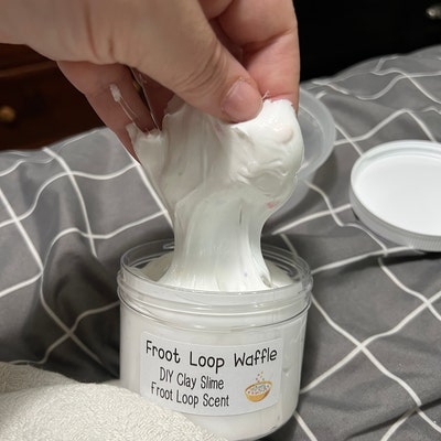 Froot Loop Waffle DIY Clay Slime Glossy Slime Charm Slime - Etsy