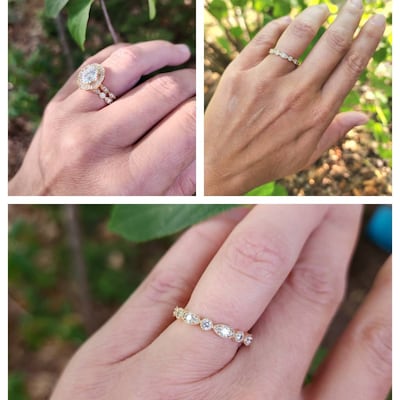 3 CT Radiant Cut Lab Grown Diamond Engagement Ring, IGI Certified F/VS ...