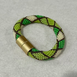 Bead Crochet Pattern Bead Crochet Necklace Pattern Beadwork Graph ...