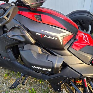 3 Down Biker Wave Decals for Prescott Wheel Hub Caps and Hood Accent ...