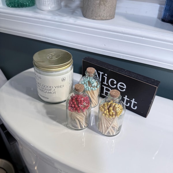 Sleek 4" Black Matches in Black Box | Ethereal Mountain | Custom Match ...