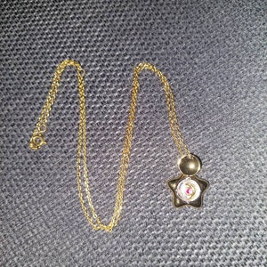 Star Locket Pendant Necklace 18mm - Etsy