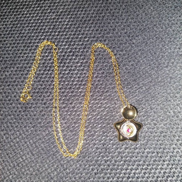 Star Locket Pendant Necklace (18mm) - Etsy