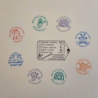 Custom Checklist Stamps, Homework Check Stamp, Personalized Teacher ...
